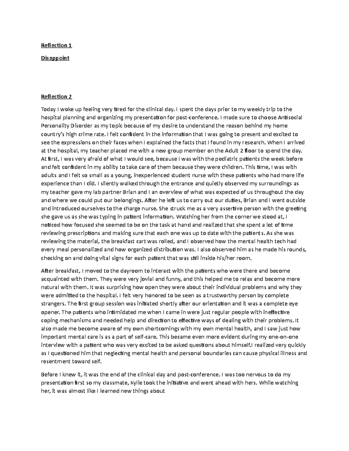 Reflection 1 And 2 For Psych NUR1520L Studocu reflection-1-and-2-for-psych-nur1520l-studocu