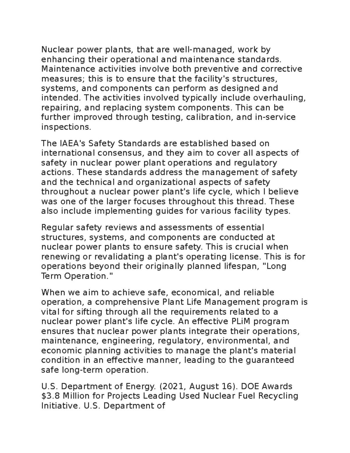 Renewable energy and fossil fuels conversation - Nuclear power plants ...