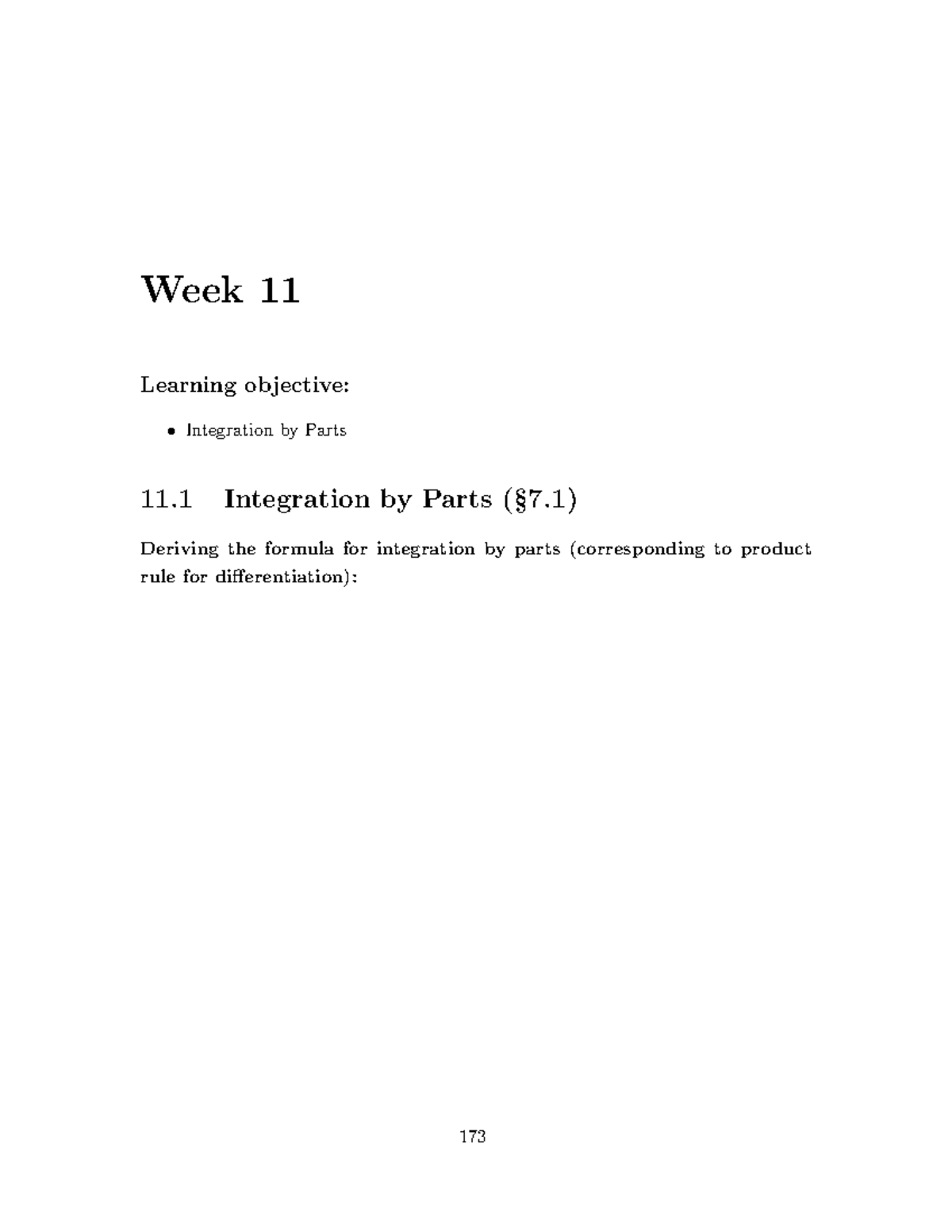 Week11-PN - notes - MA103 - WLU - Studocu