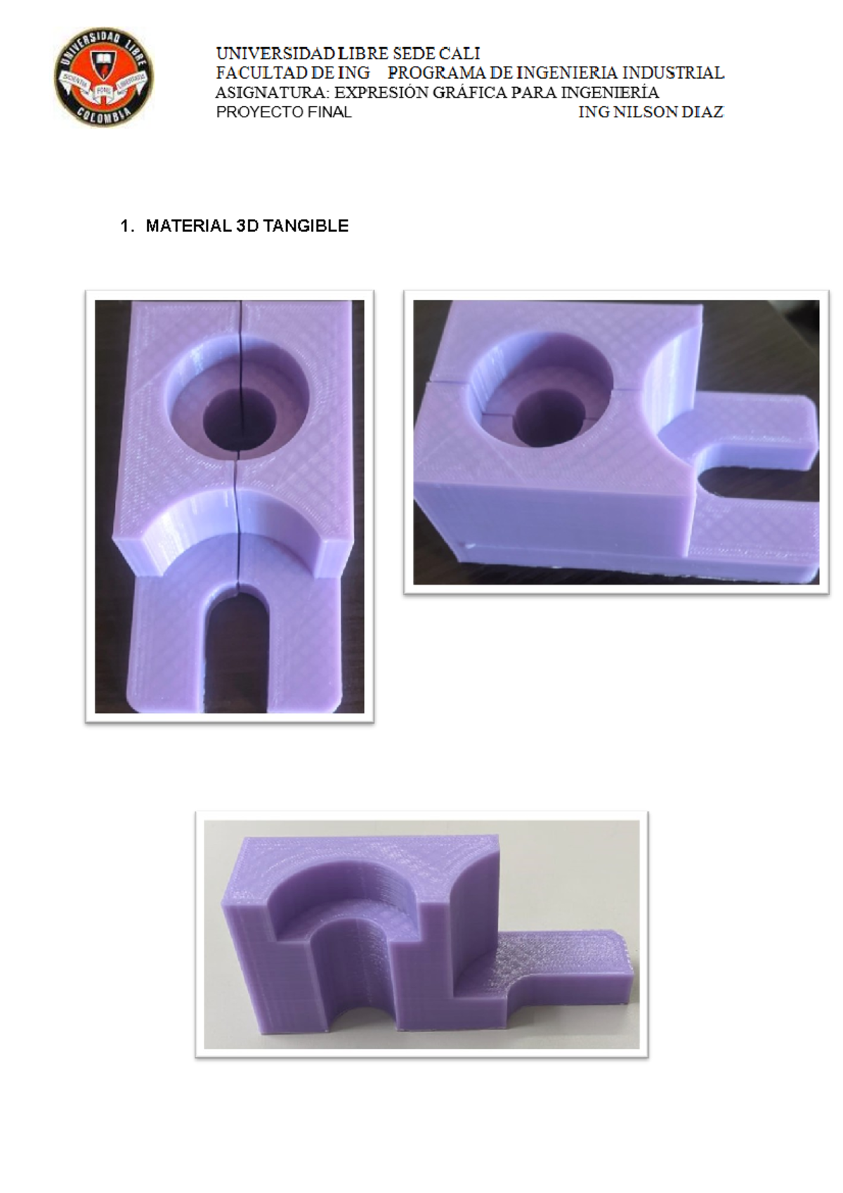 Proyecto Final IGE GA - 1. MATERIAL 3D TANGIBLE 2. ISOMÉTRICO COMPLETO E ISOMÉTRICO EN CORTE A ...