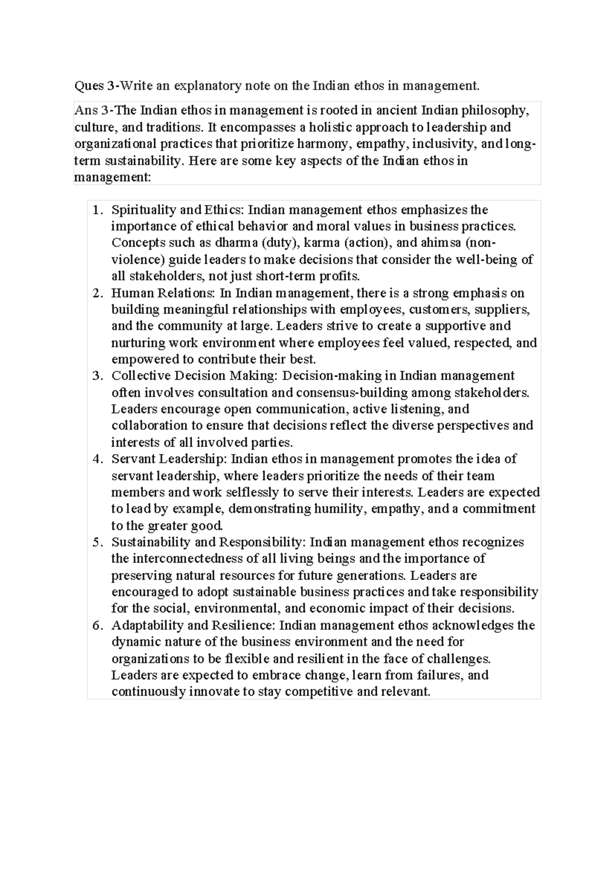 Ques 3 Divyansh Kumar - Ques 3-Write an explanatory note on the Indian ...