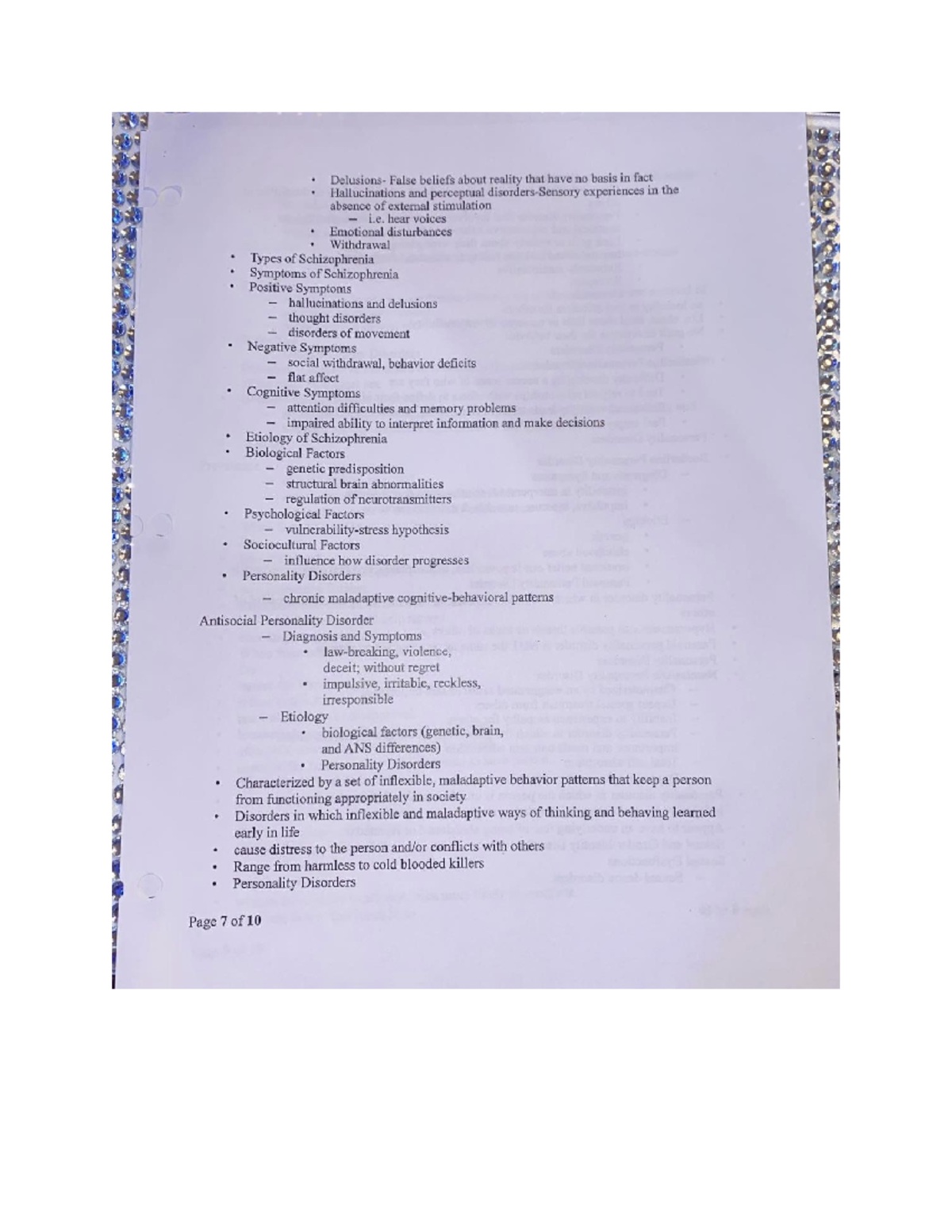 12-7 - Intro to Psych. Chapter 12: Psychological Disorders. Part 2 ...