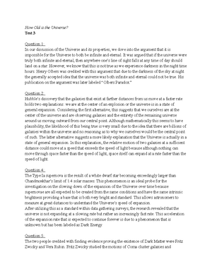 Astronomy Notes - Professor Devinney - Astronomy - How Old is the ...