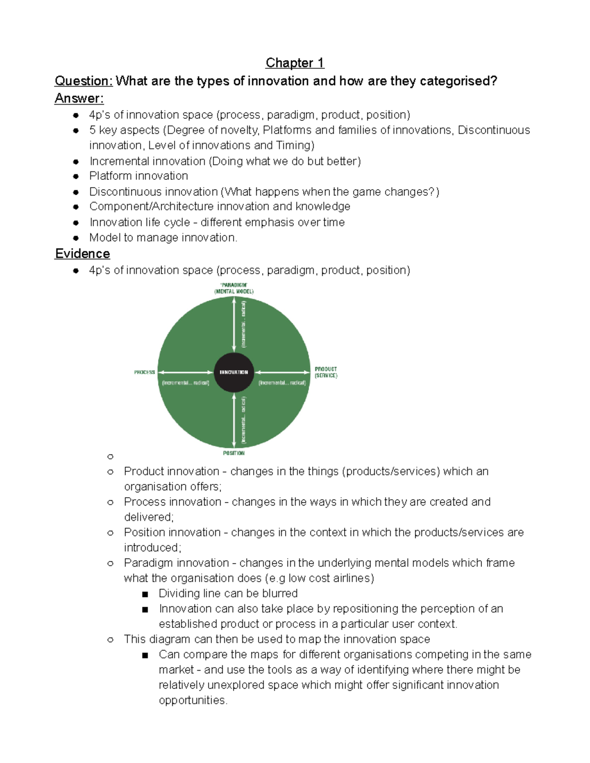 Chapter 1 - Essay Plan - Grade: B - Chapter 1 Question: What are the ...
