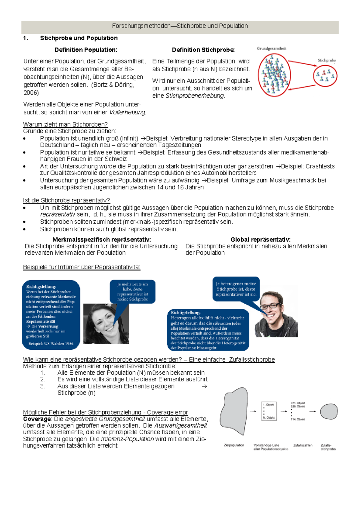 Forschungsmethoden (Master Psychologie) - Warning: TT: undefined function: 32 Warning: TT ...