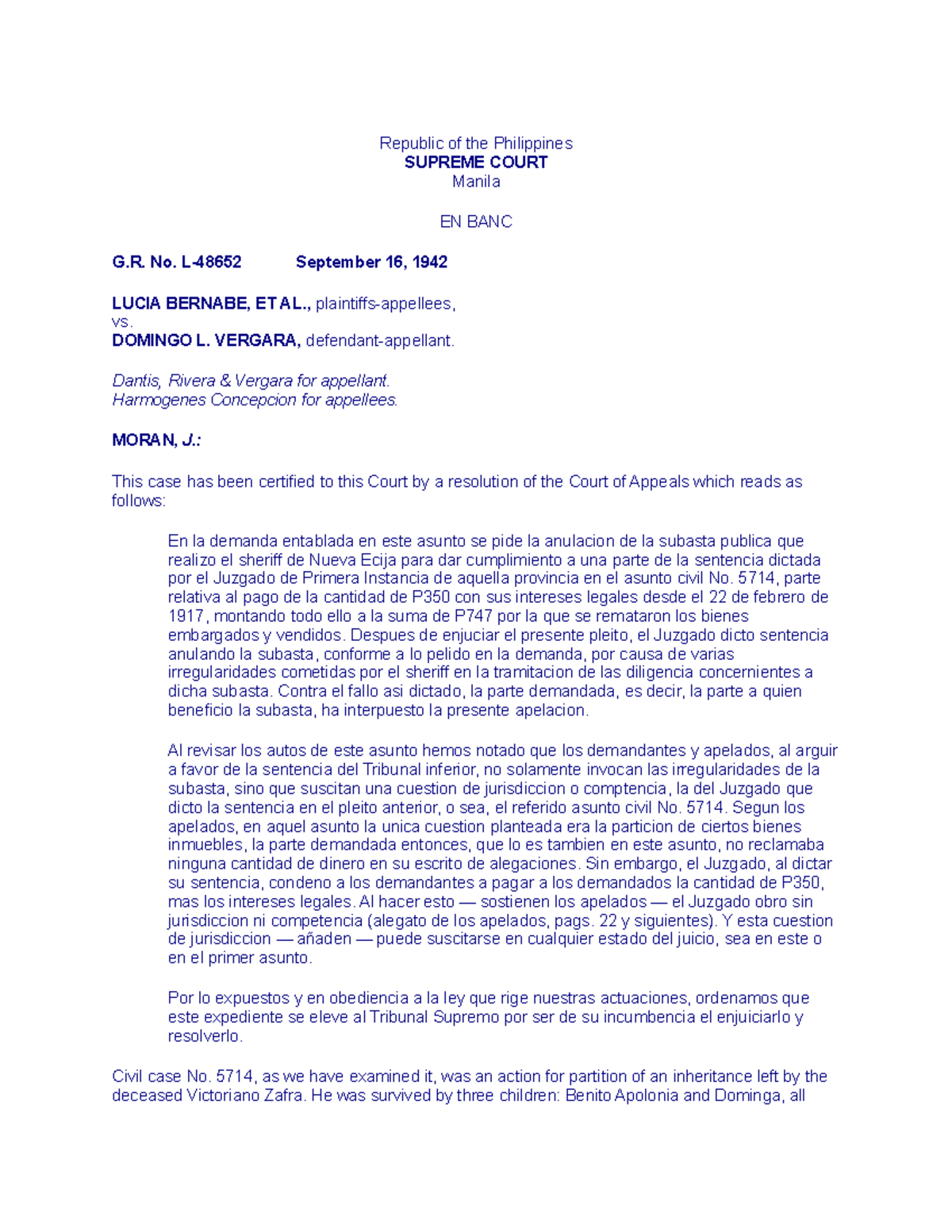 Jurisdiction case - case digest - Republic of the Philippines SUPREME ...