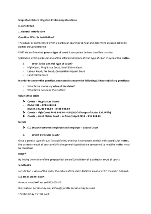 Example - Particulars of Claim - PARTICULARS OF CLAIM -1- The Plaintiff ...