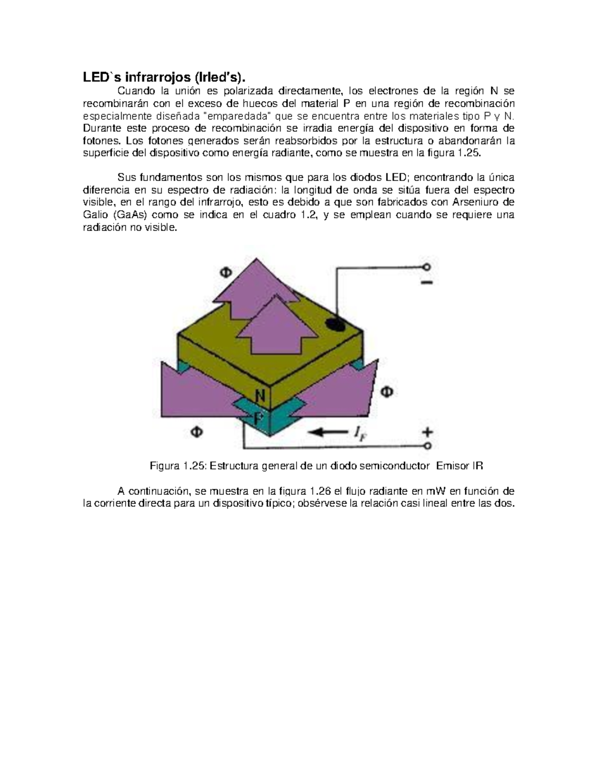 LED infrarrojos - Resumen completo de tema del curso - LED`s ...