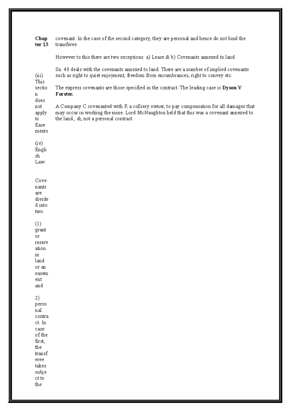 TPA 1 - This document is a summary of TPA - Chap ter 13 (iii) This ...