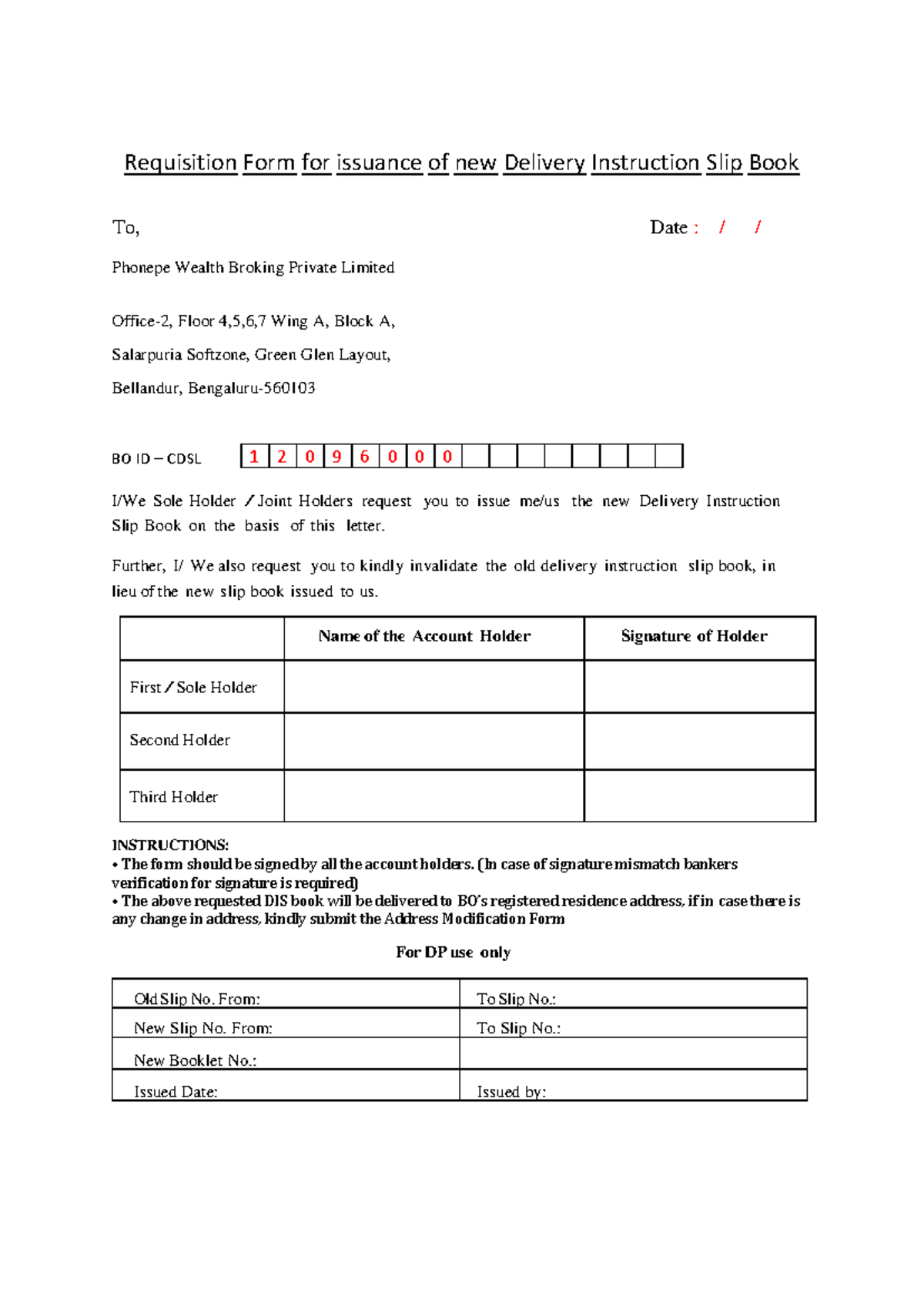 environmental studies - Requisition Form for issuance of new Delivery ...