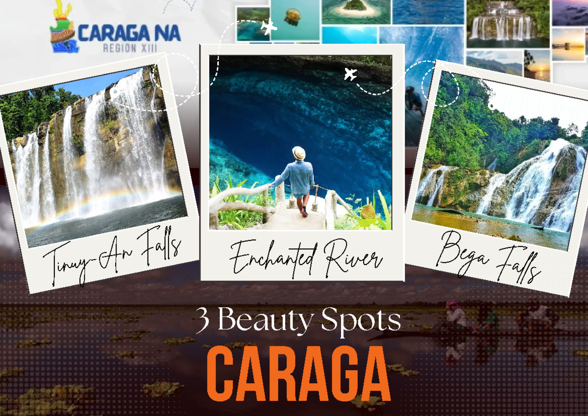 Tourist Spots - TBD - Social science course - CARAGA 3 Beauty Spots ...