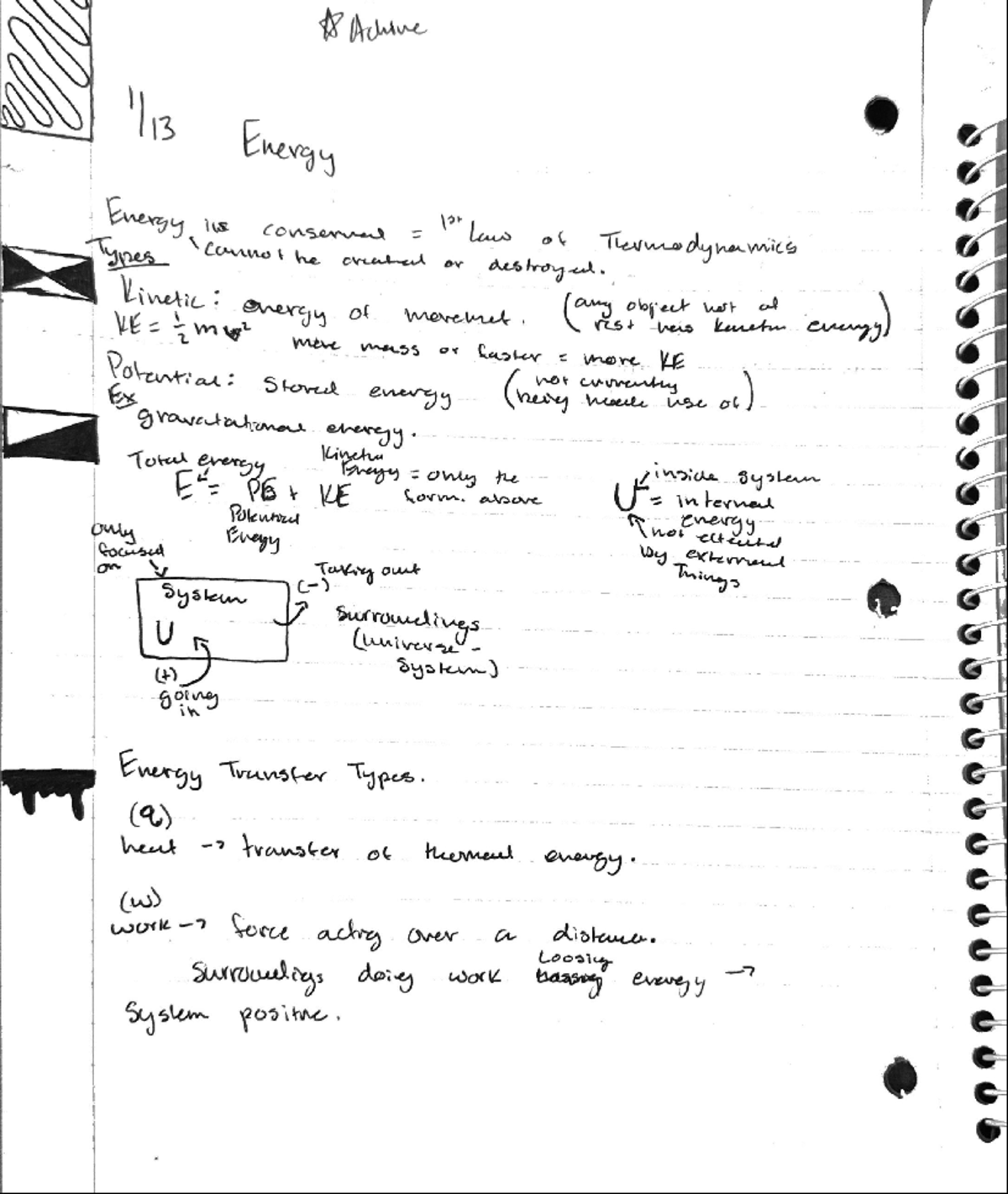 energy notes, scientific notation, and scientific method notes. - CHEM ...