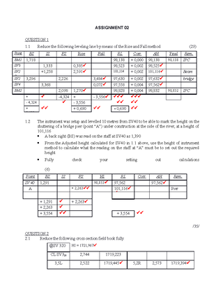 Assessment 2 - Theory on Chapter 1 and 2. Collimation error ...