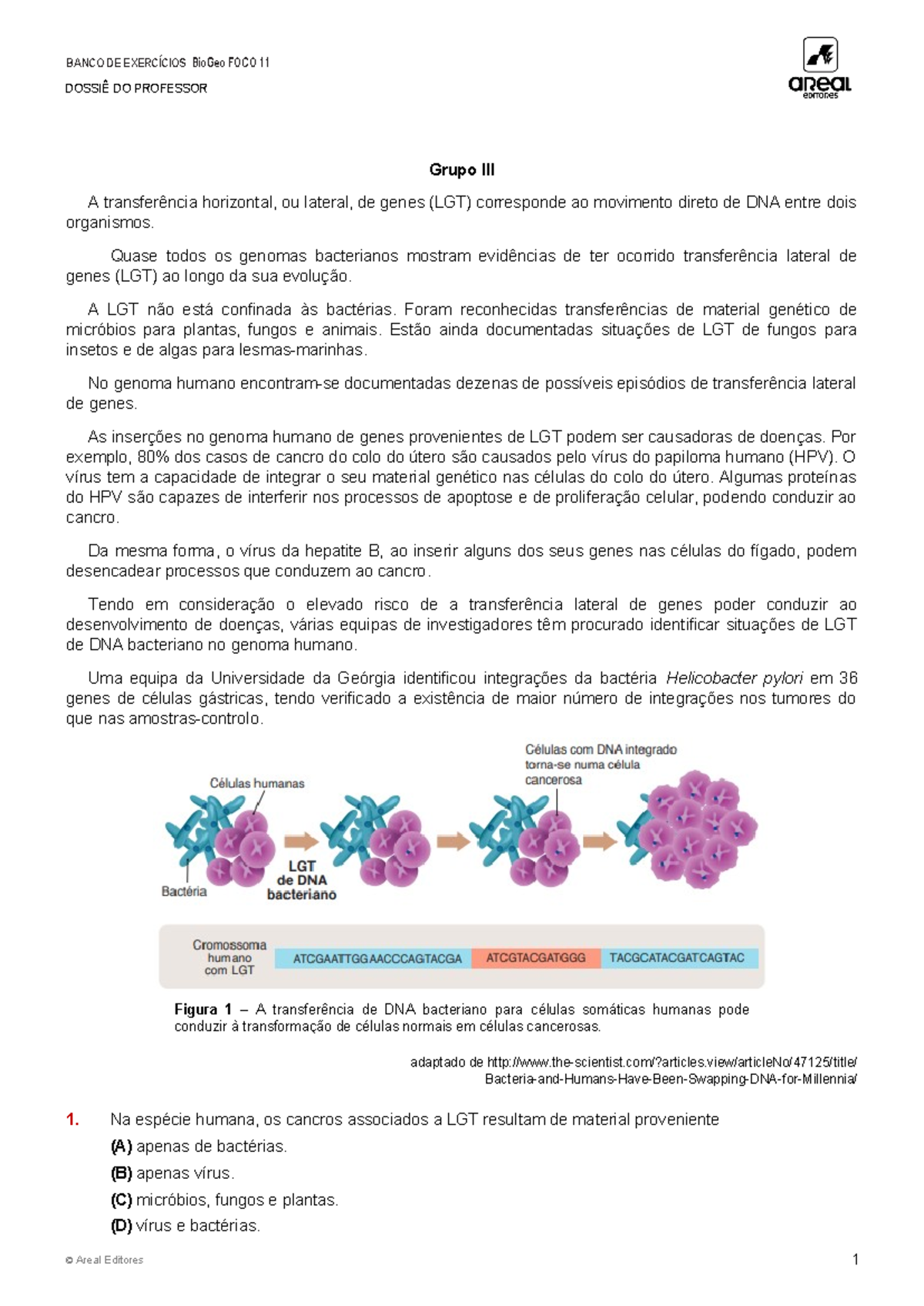 Ae gfbf11dp bio grupo 3 - efefefefefefe - BANCO DE EXERCÍCIOS BioGeo ...