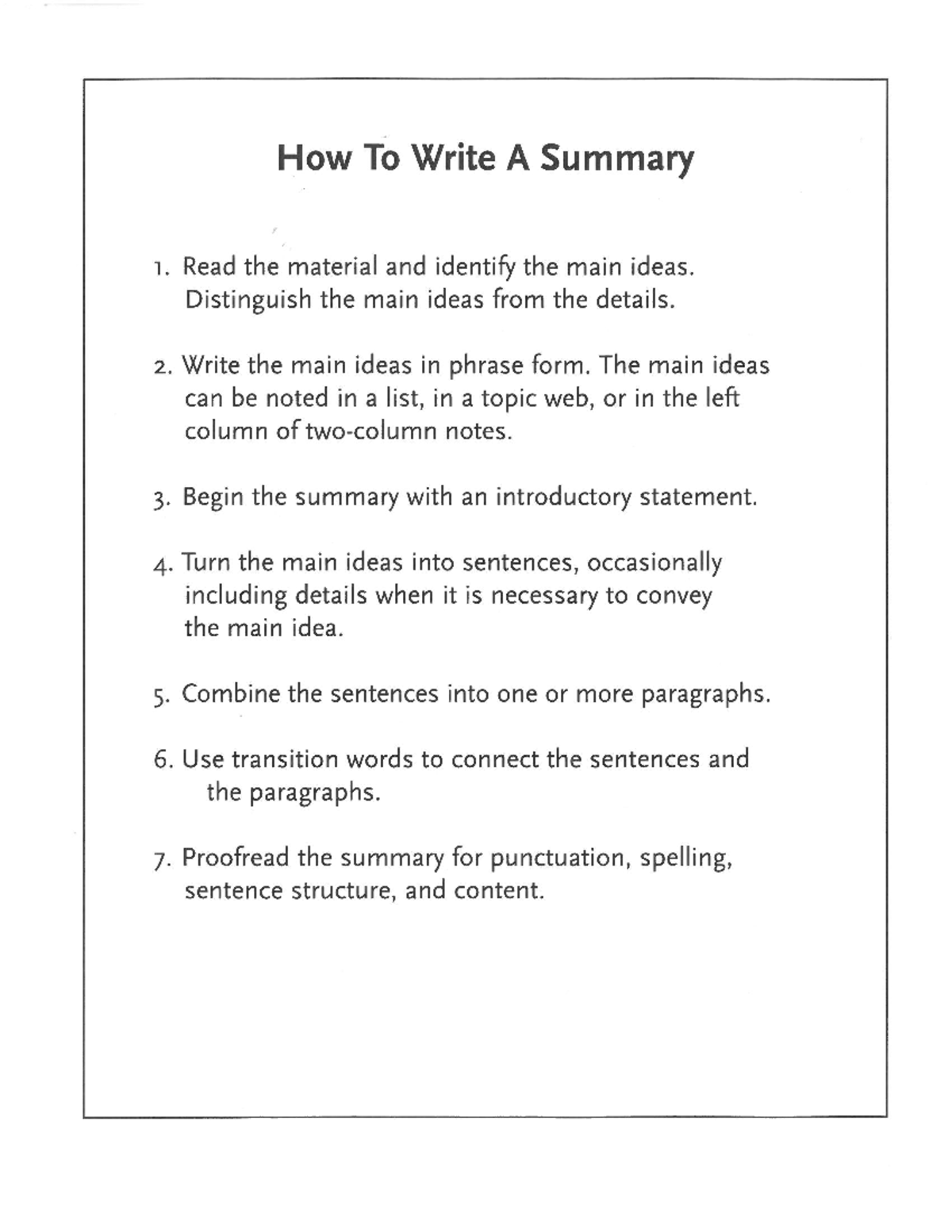 Summary Writing Template - Corporate law - Studocu