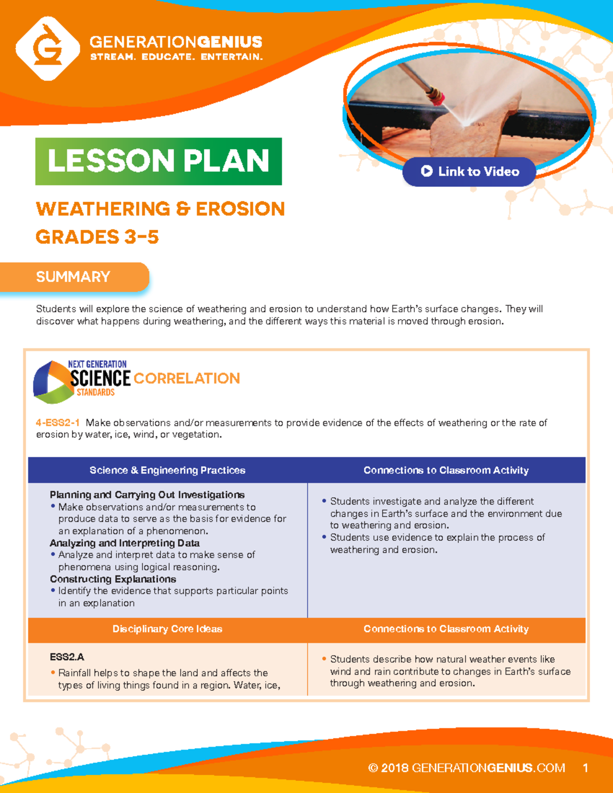 Weathering and Erosion Lesson Plan GG - SUMMARY Students will explore ...