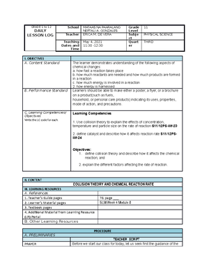 Physical Science Q1 Module 1 - Physical Science Quarter 1 – Module 1 ...
