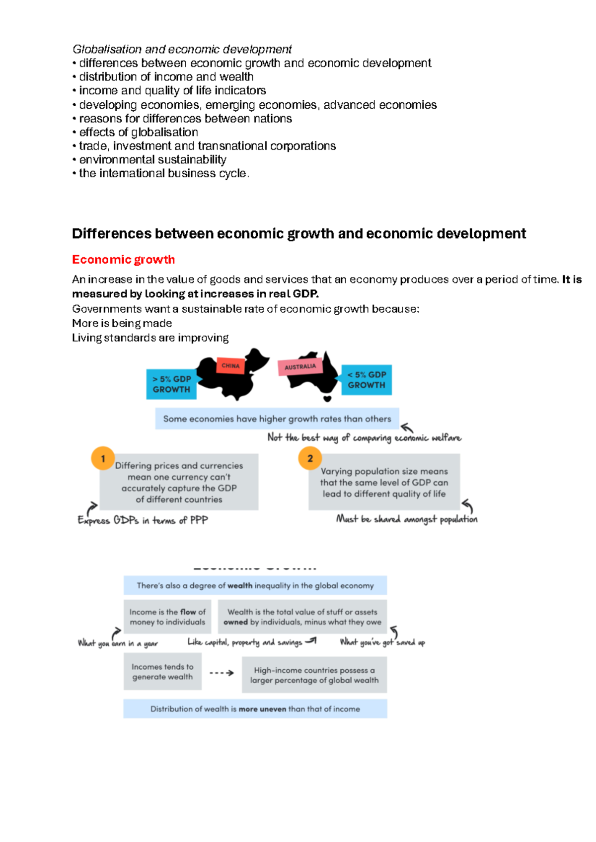 Globalisation and Eco devleopment - Globalisation and economic ...