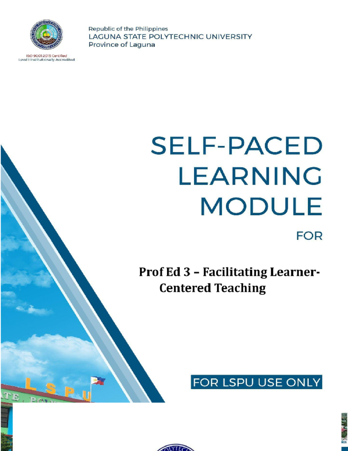 Module 5 Prof Ed 3 2nd sem - Laguna State Polytechnic University ...
