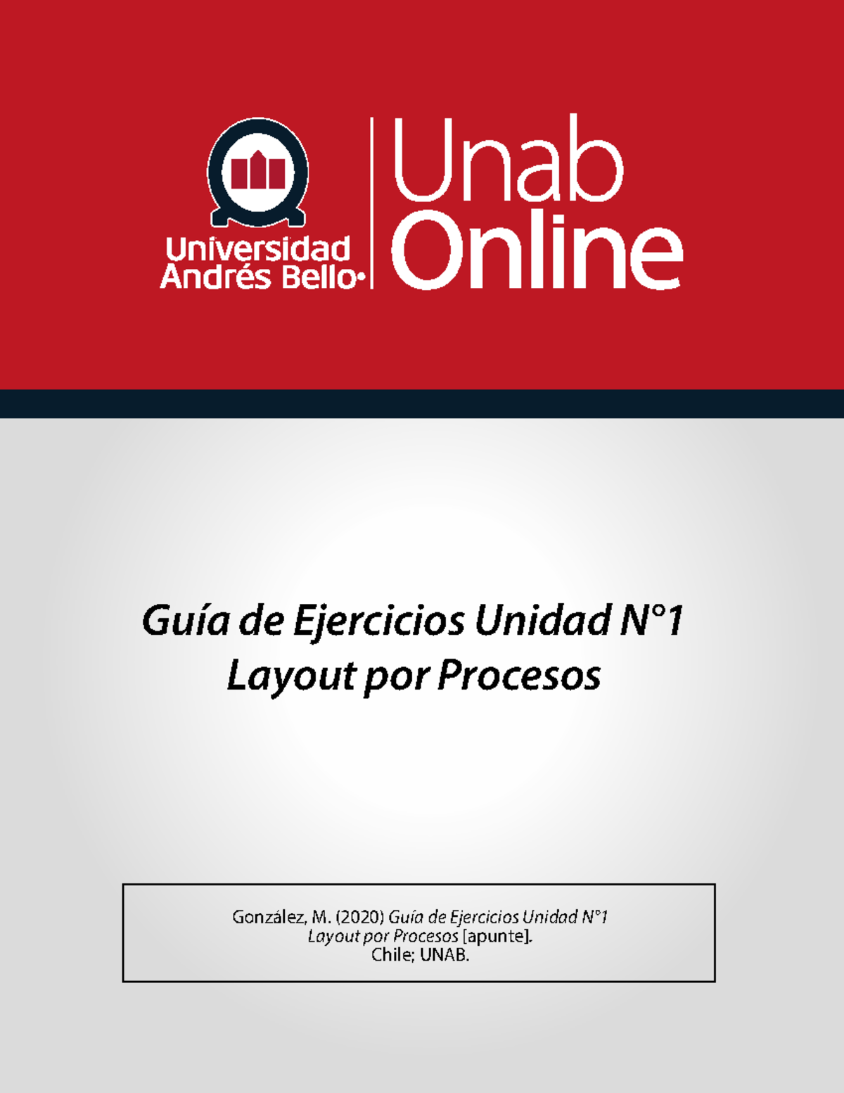 Aind3206 s2 procesos - aaaaaaa - Layout por Procesos González, M. (20 20 ) Guía de Ejercicios ...