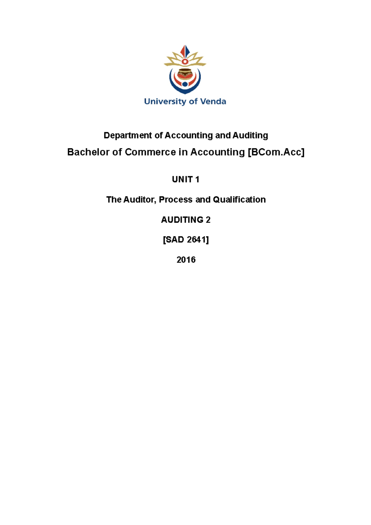 UNIT 1 Learning Guide 118c5f896f07f030af5ff71986 d53e08 - Department of ...