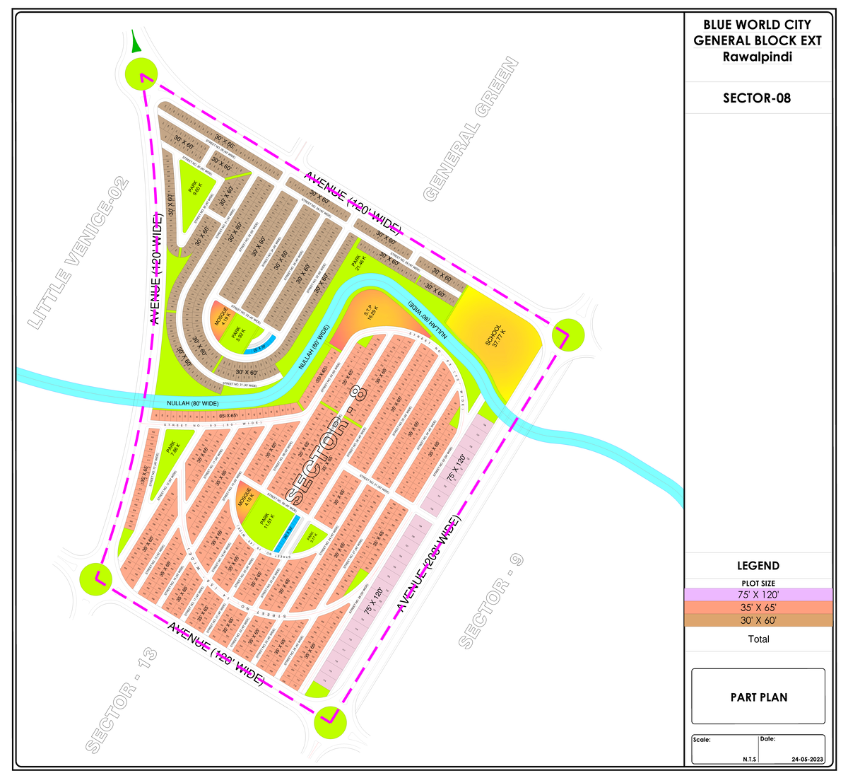 Sector-08 - dsdsdsds - S T R E E T N O. 0 3 ( 5 0 ' W I D E ) S T R E E ...