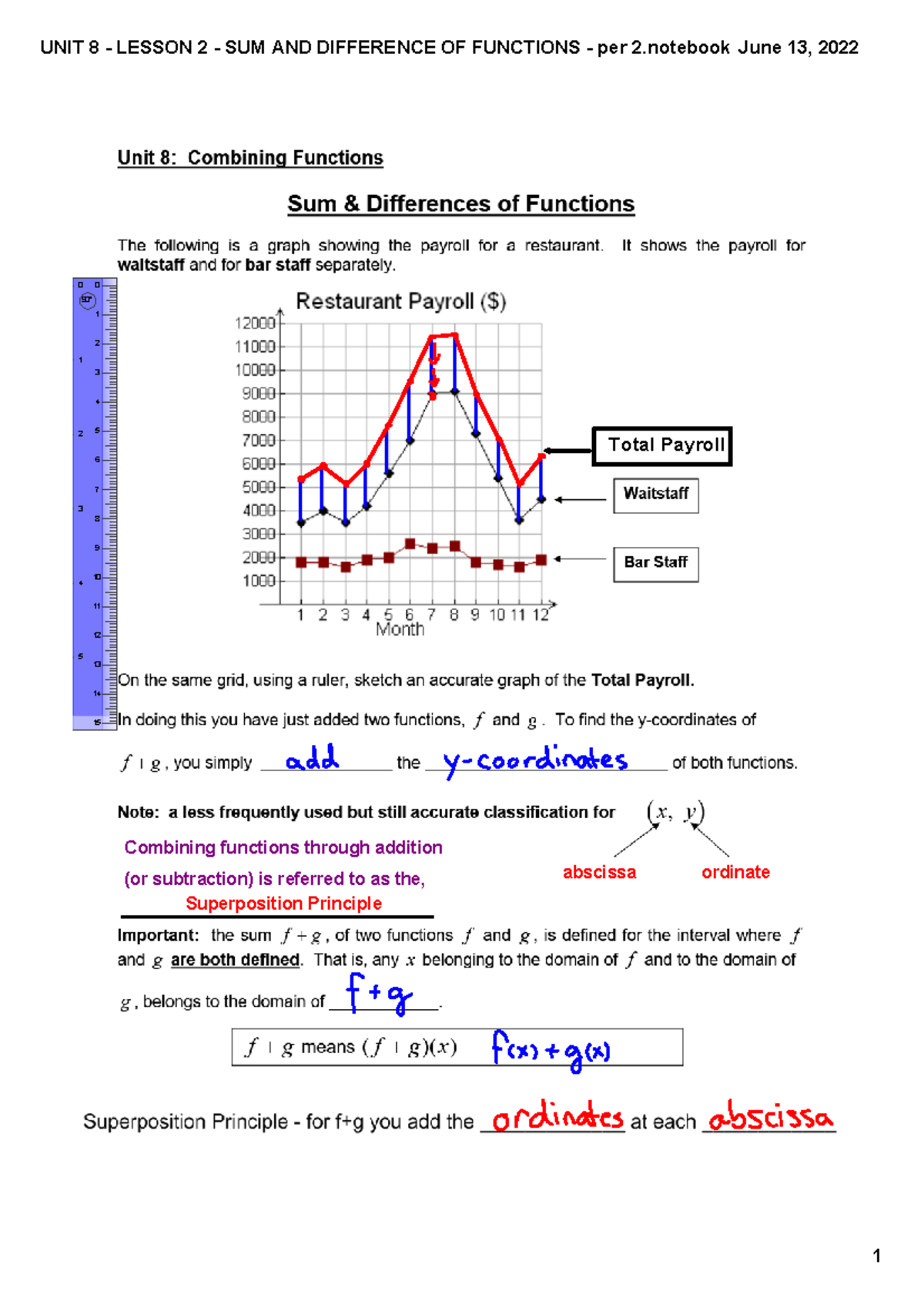 Attachment PDF lesson notes - UNIT 8 - Lesson 2 - SUM & Difference OF ...