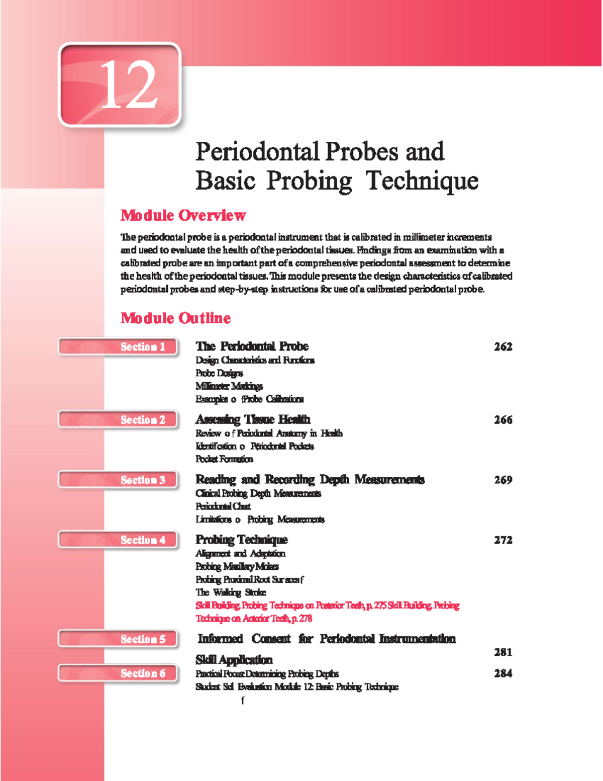 Periodontal Probes and Basic Probing Technique - Modul Probe Periodontal Probes12 Blsic Probing ...