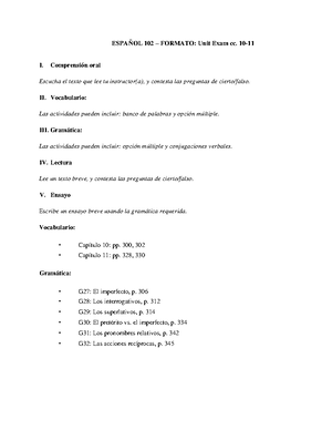 Captulo 10 - Puntos Textbook Chapter 10 - Capítulo 10 Created Class ...