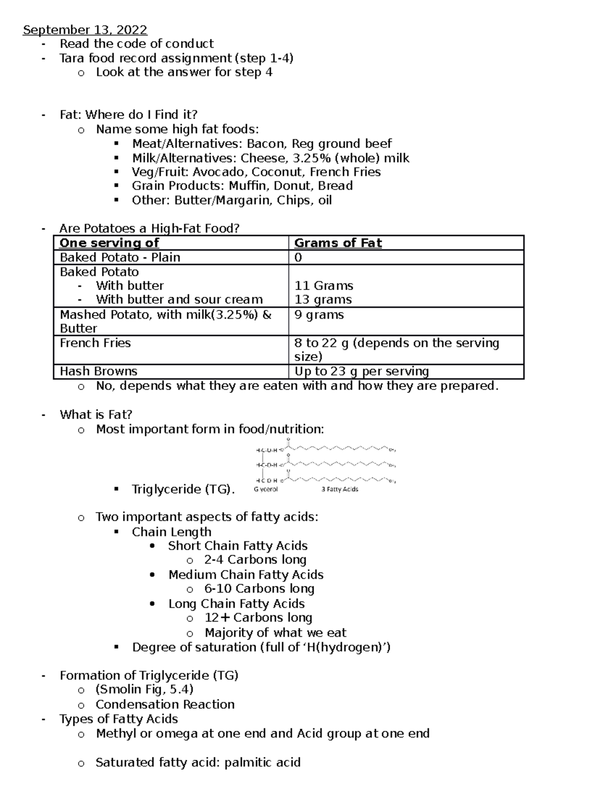 Nutrition Mod 2 Lecture Notes - September 13, 2022 - Read the code of ...