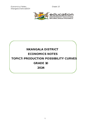 Business Cycle Notes GR 10 - Nkangala District/ NKANGALA DISTRICT ...