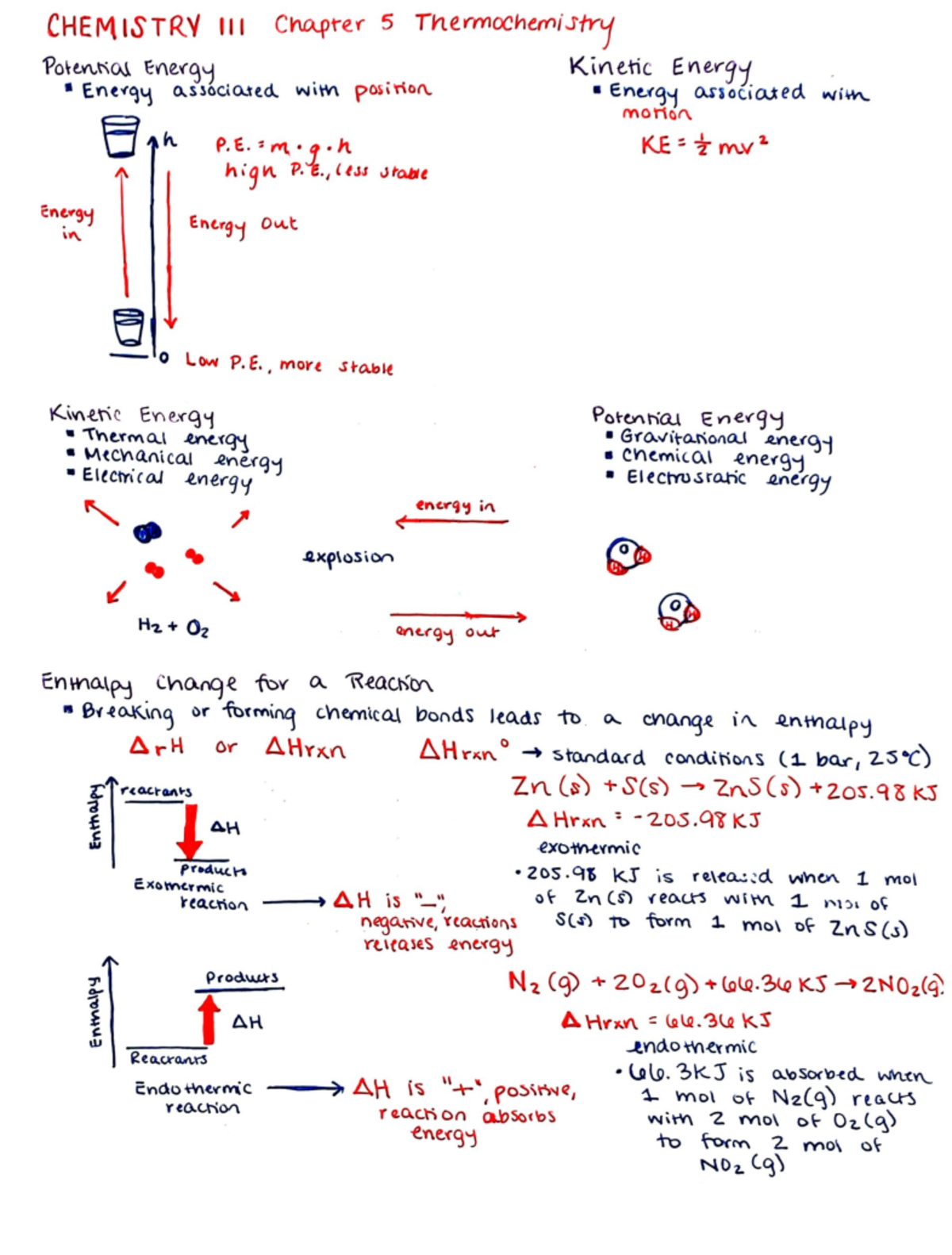 Chemistry 111 Chapter 5 Notes 2021 - CHEMISTRY 111 Chapter 5 ...