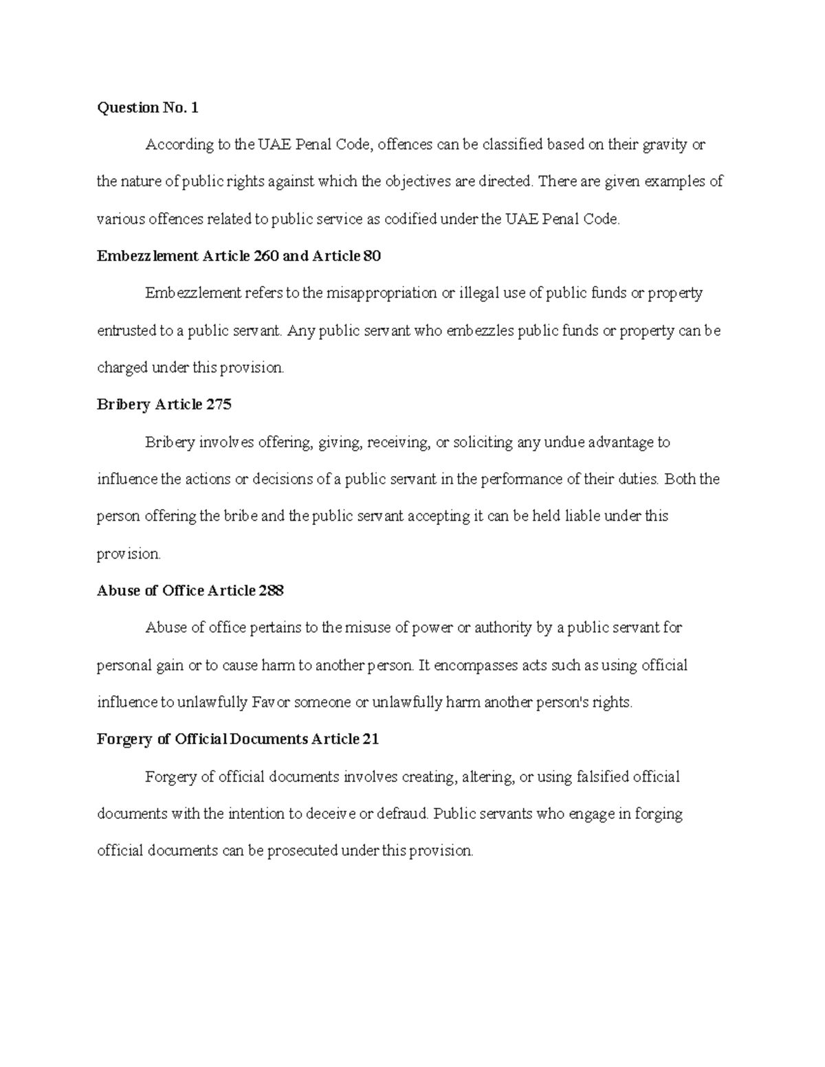 Law exam 19 june - This is a case base exam - Question No. 1 According ...