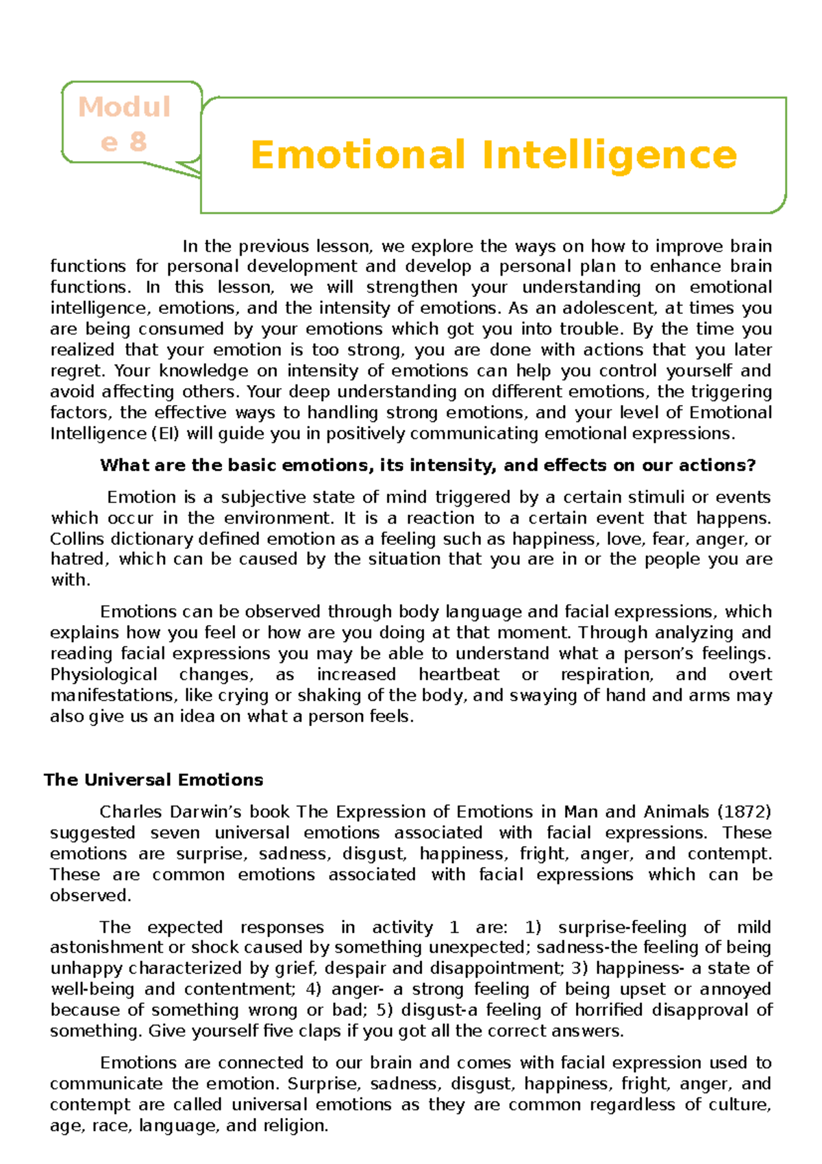 Perdev Module-8 - In the previous lesson, we explore the ways on how to ...