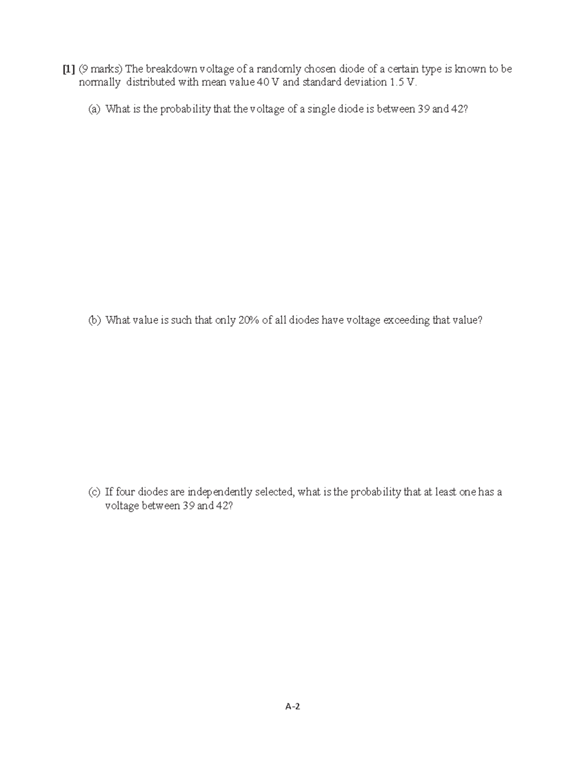 Final Exam Practice problems 2 STAT 251 - STAT 251 - UBC - Studocu