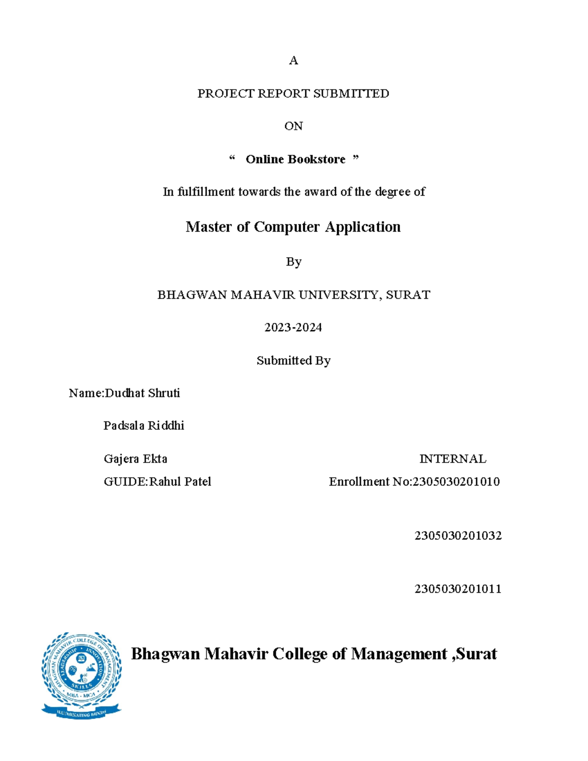 Project front page - this is for test - Computer Science SL - A PROJECT ...