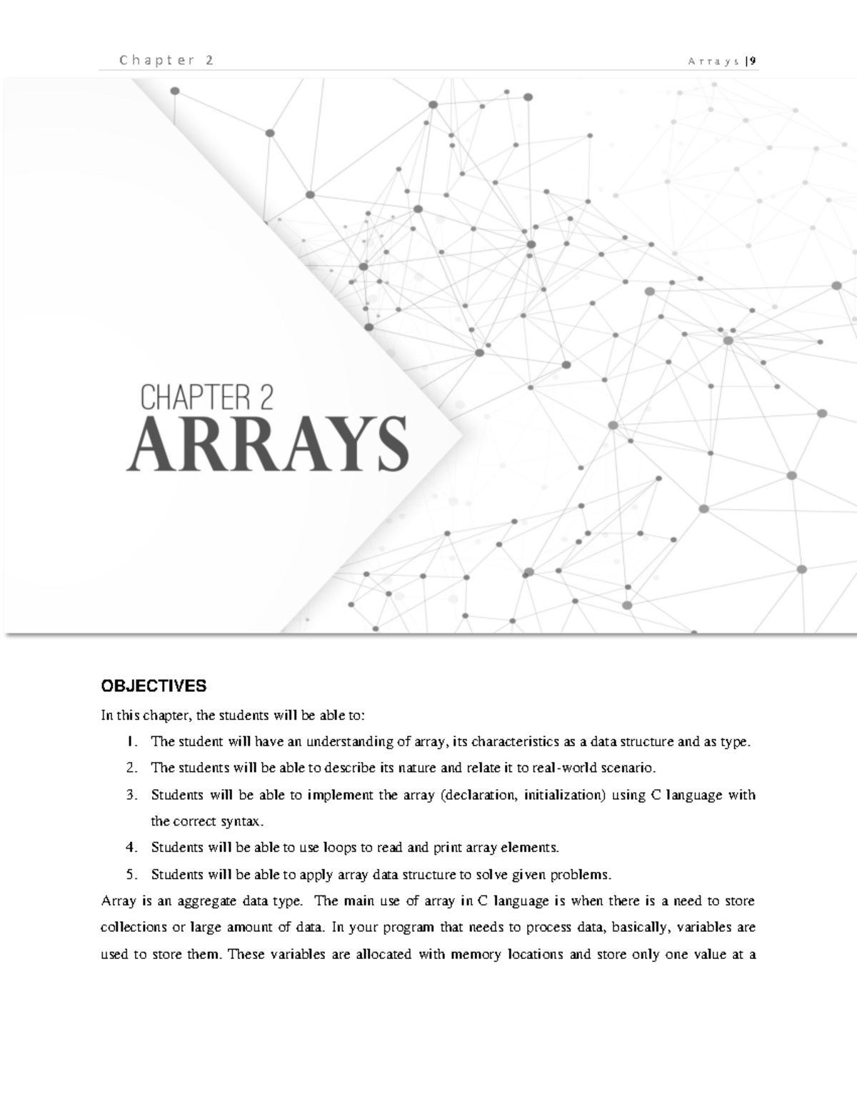 Lesson 9 - OBJECTIVES In this chapter, the students will be able to: 1 ...