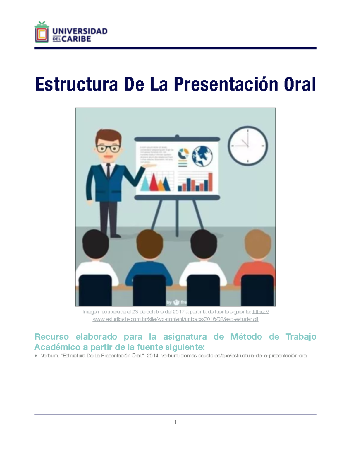 #6. Estructura De La Presentación Oral - ! Estructura De La ...