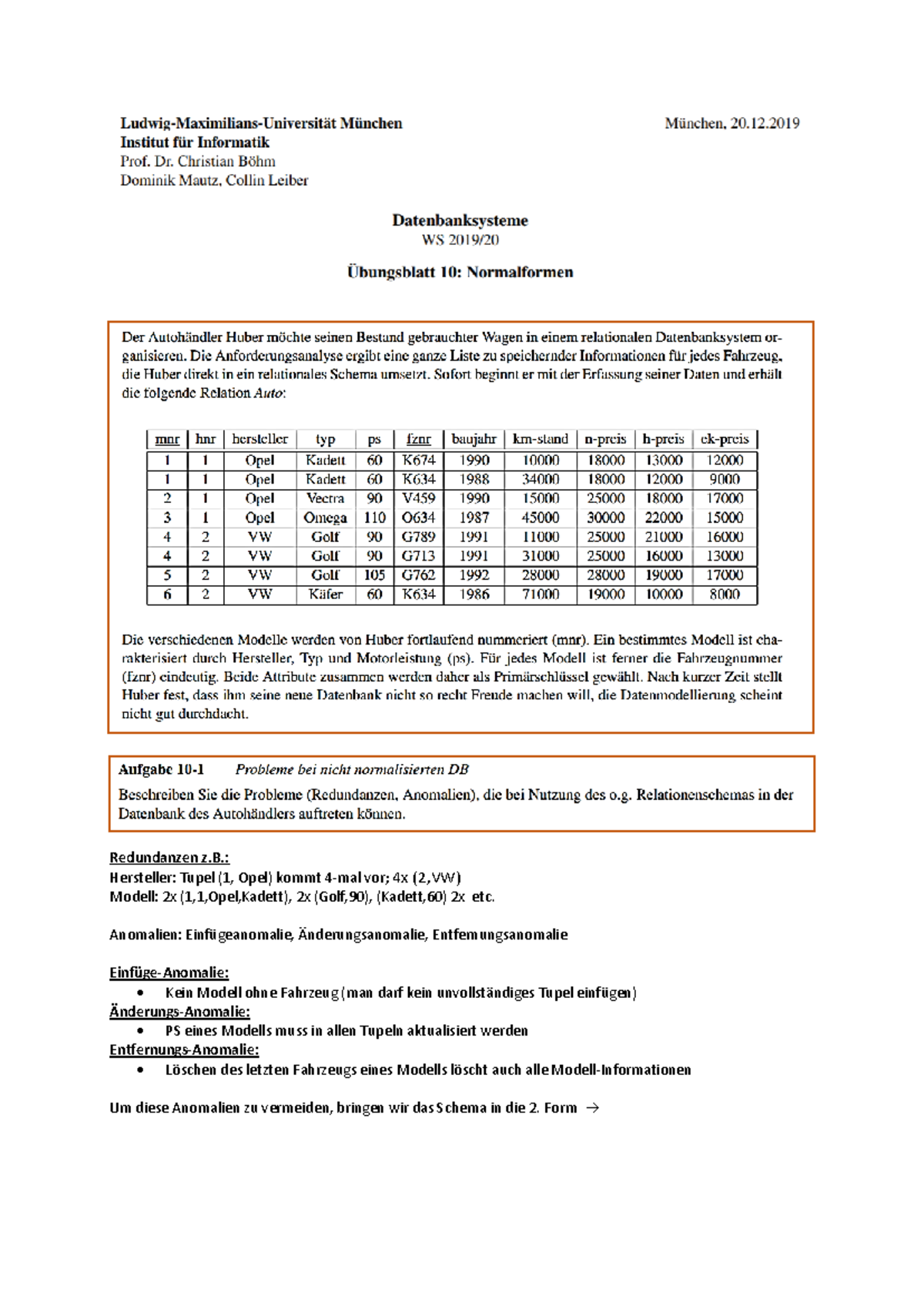 Übungsblatt 10 Musterlösung WS1920 - Warning: TT: undefined function: 32 Warning: TT: undefined ...