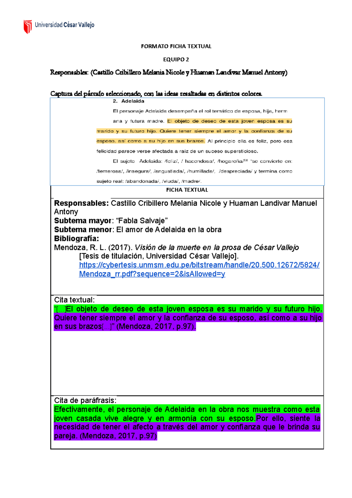 Formato DE LA Ficha Textual - FORMATO FICHA TEXTUAL EQUIPO 2 ...