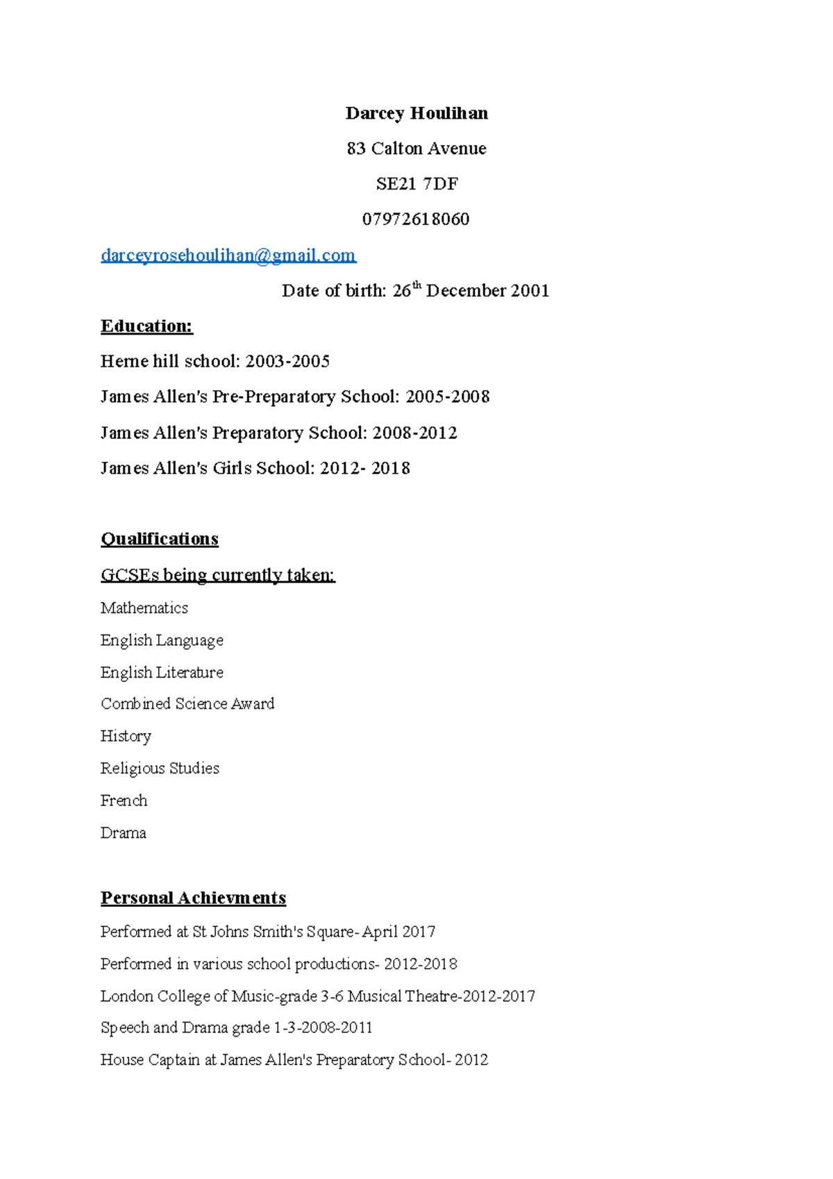 Document 15-2 - Lecture notes 1 - Darcey Houlihan 83 Calton Avenue SE21 ...