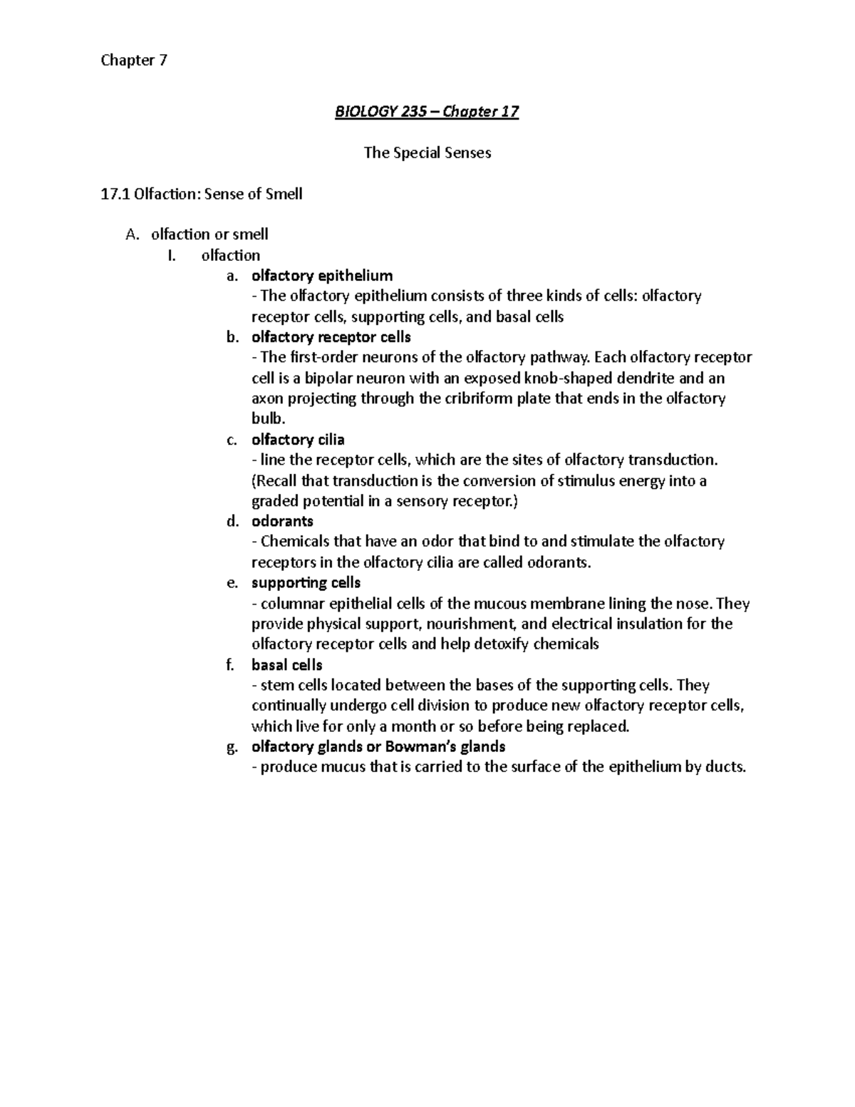 BIOL235-Ch17 Color - Lecture notes Chapter 17 - Chapter 7 BIOLOGY 235 ...