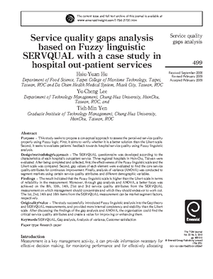 10-1108 09564230710826250 - The validity of the SERVQUAL and SERVPERF ...