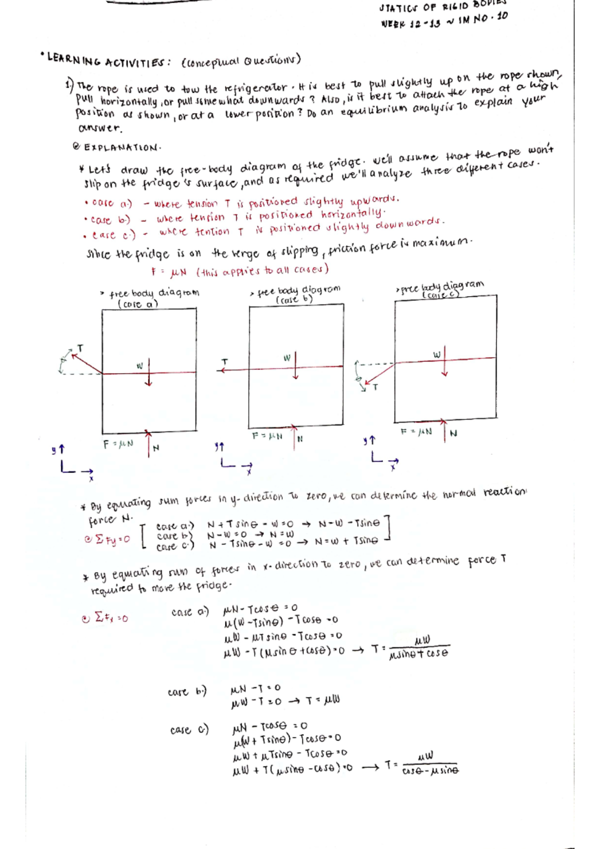 Statics IM10 1 - Analytic problem solving - Mechanical Engineering ...
