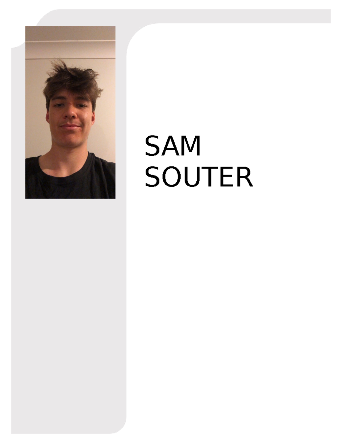 Resume - qerg - BSB30120 - SAM SOUTER - Studocu