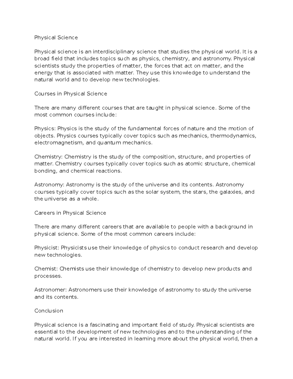 Overview Of Physical Science Lessons Physical Science Physical overview-of-physical-science-lessons-physical-science-physical