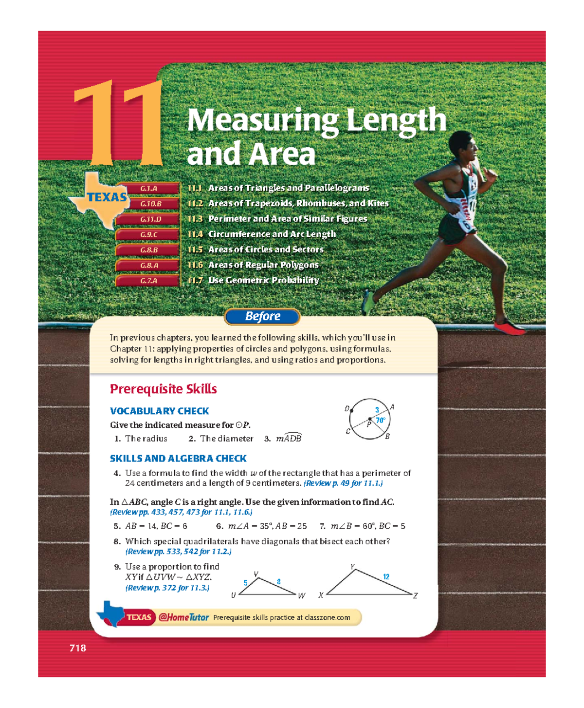 Geometry Ch 11 - Geomtry chapter 11 - Measuring Length 11 and Area In ...