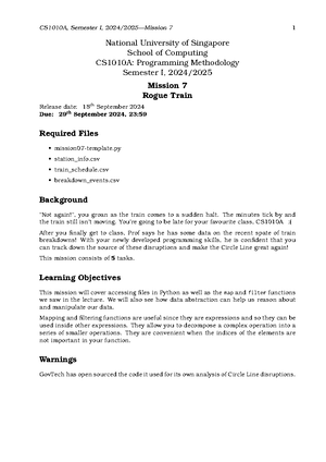 CS1010 Practical Exam cheatsheet - Q1: Recursive/iteration [+1] Recursion or iteration present ...