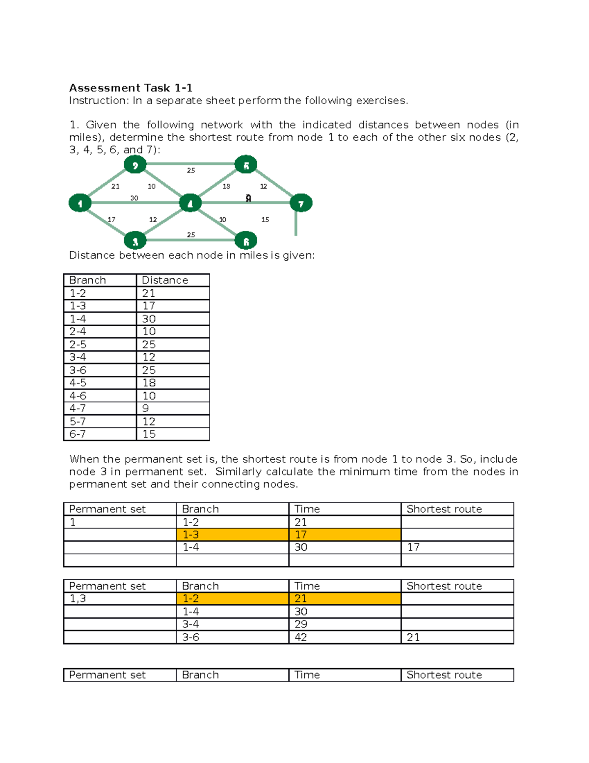 MGT1.M8 - notes - Assessment Task 1- Instruction: In a separate sheet ...