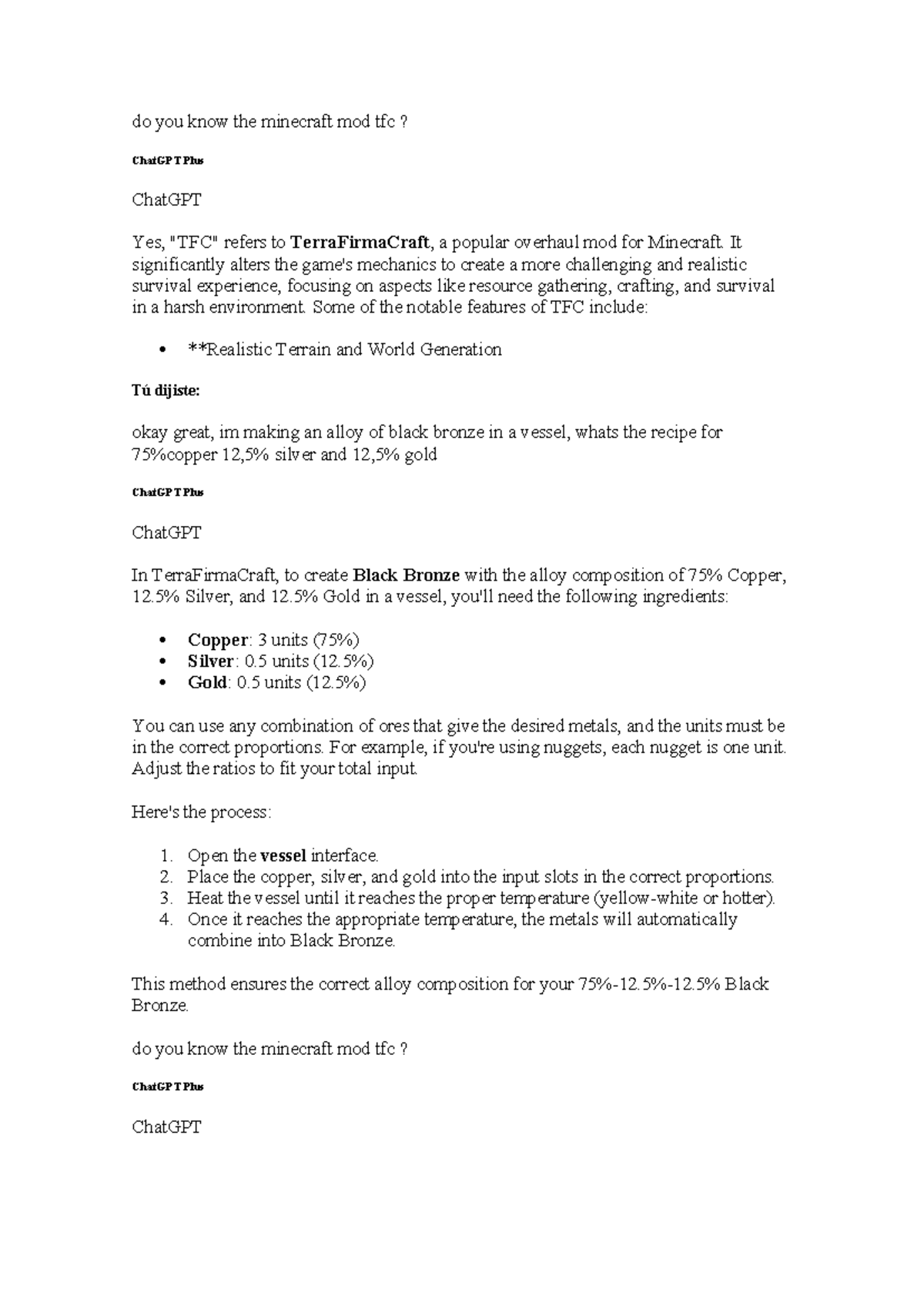 1584847 - dasdasdasdasd - do you know the minecraft mod tfc? ChatGPT Plus ChatGPT Yes, - Studocu